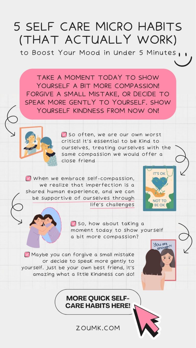 5 Self Care Micro Habits (That Actually Work) to Boost Your Mood in ...