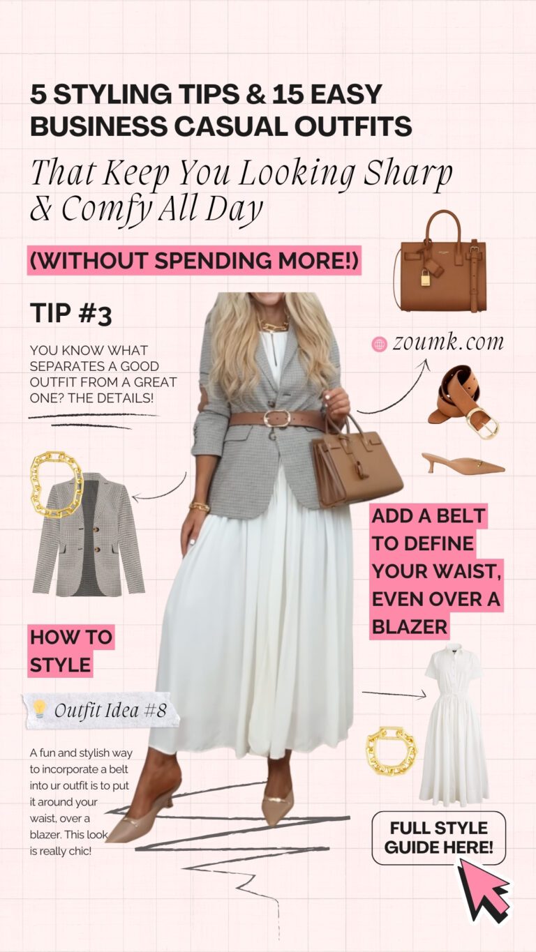 5 Styling Tips & 15 Easy Business Casual Outfits That Keep You Looking ...